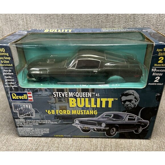 Revell | Toys | New Revell Steve Mcqueen As Bullit 968 Ford Mustang 125 ...
